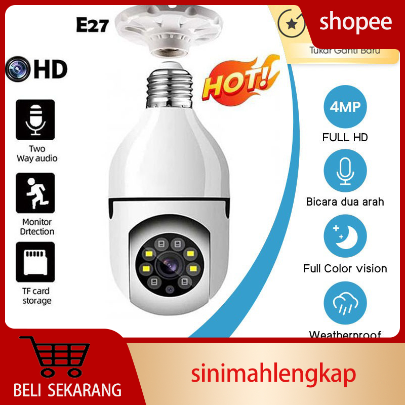 Jual CCTV Wifi Mini 8MP Tersembunyi Tanpa Kabel Kamera CCTV Outdoor ...