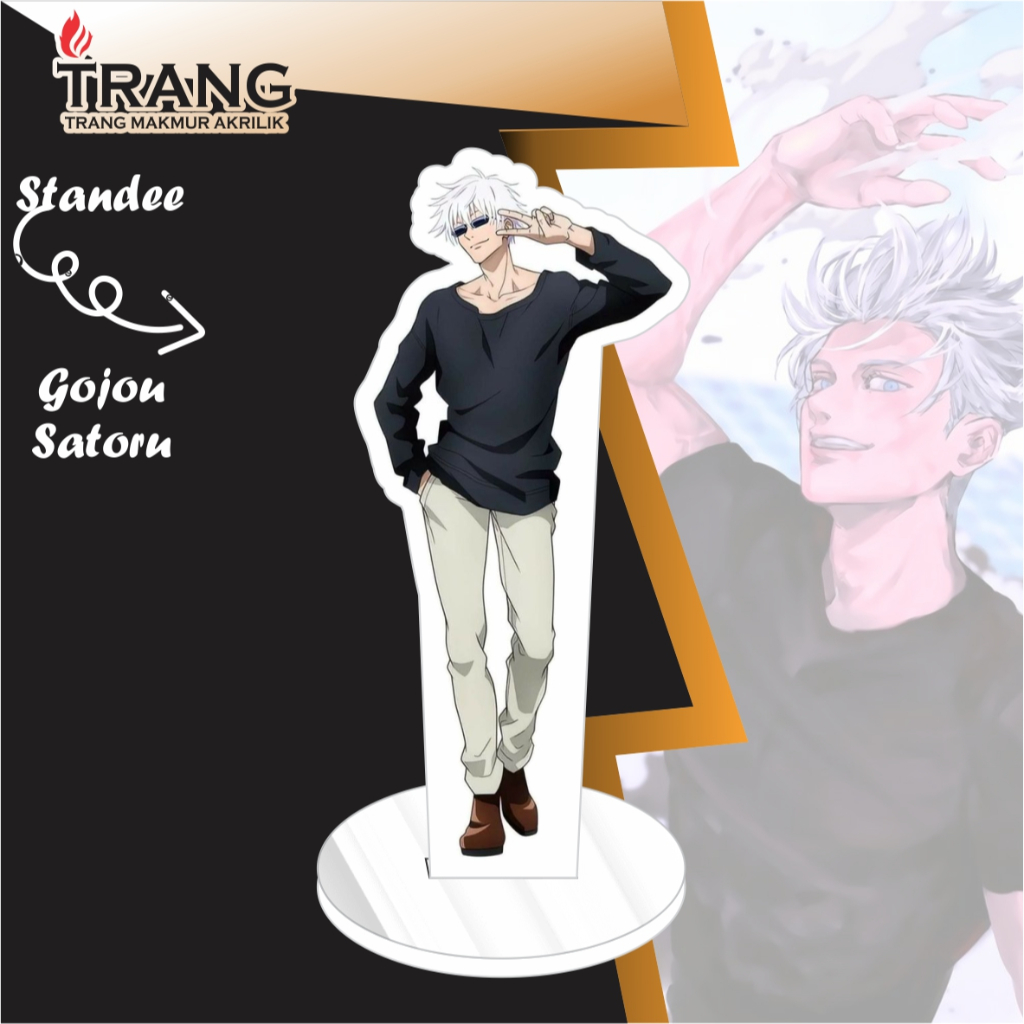 Jual Standee Figure Akrilik Gojou Satoru Jujutsu Kaisen / Standing ...