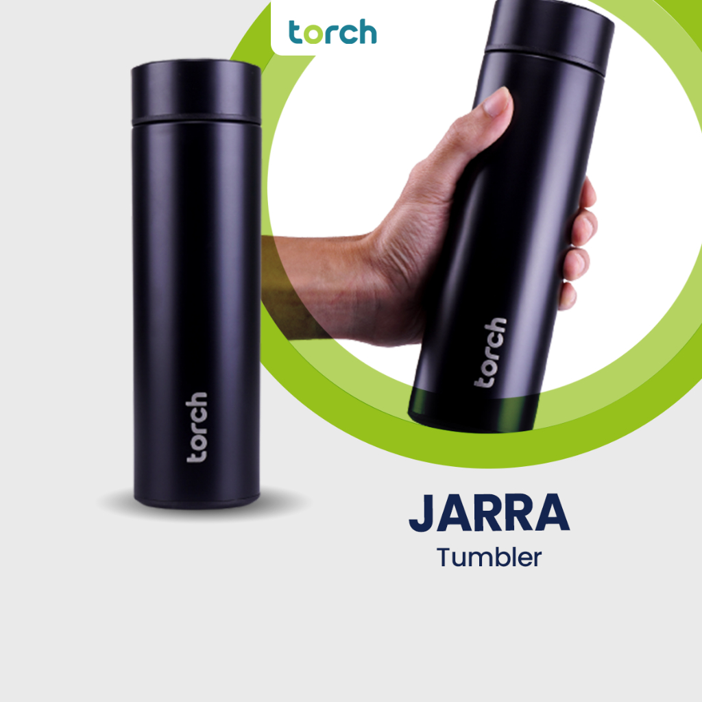 Jual TORCH Jarra Tumbler LED Termos Botol Air Minum 500 ml Stainless ...