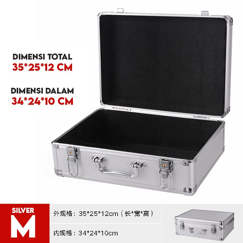 Jual DIY Box Koper Alumunium + Busa Foam Multifungsi Kotak Custom ...