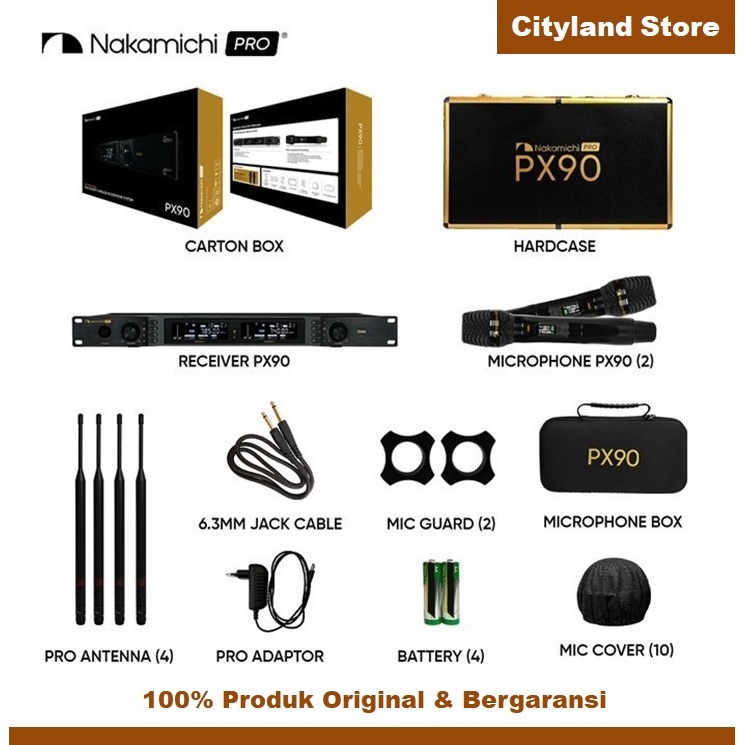Jual Nakamichi PX90/ PX-90/ PX 90 Original Wireless Microphone | Shopee Indonesia