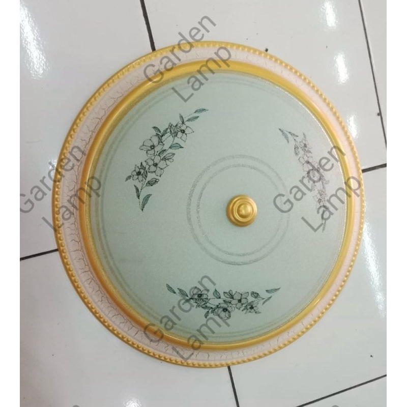 Jual Lampu Plafon Kaca - Ruang Tamu - Bulat - LPlafon 016 Besar - gold ...