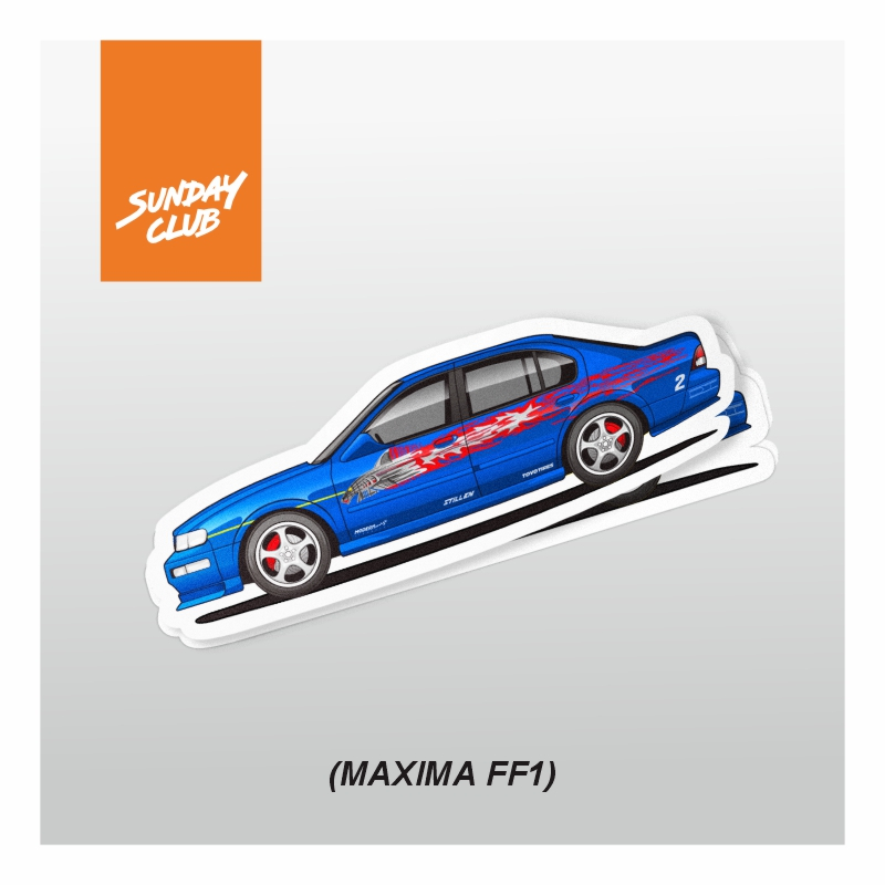 Jual Sunday Club - Sticker Satuan Fast Furious Nissan Maxima Vince's ...