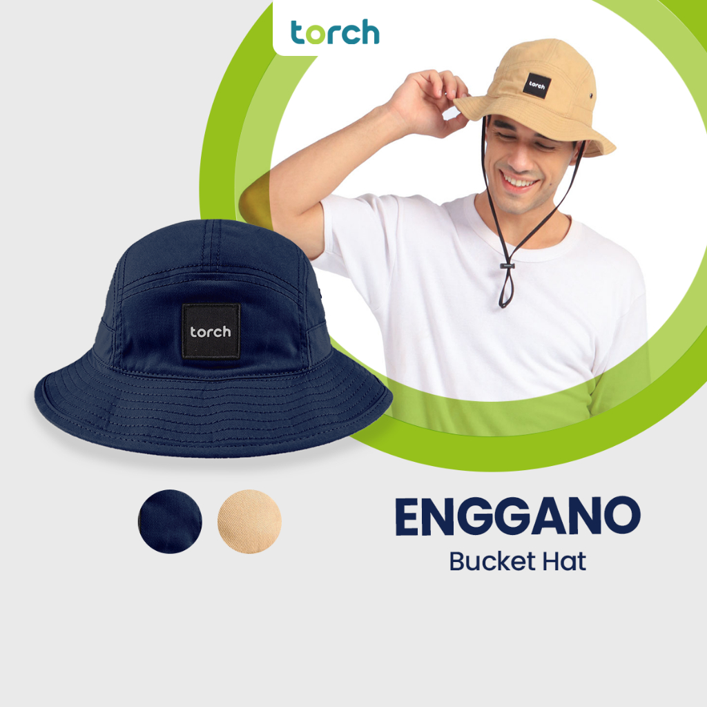 Jual TORCH Enggano Topi Polos Ringan Bucket Hat Outdoor Slide Buckle ...