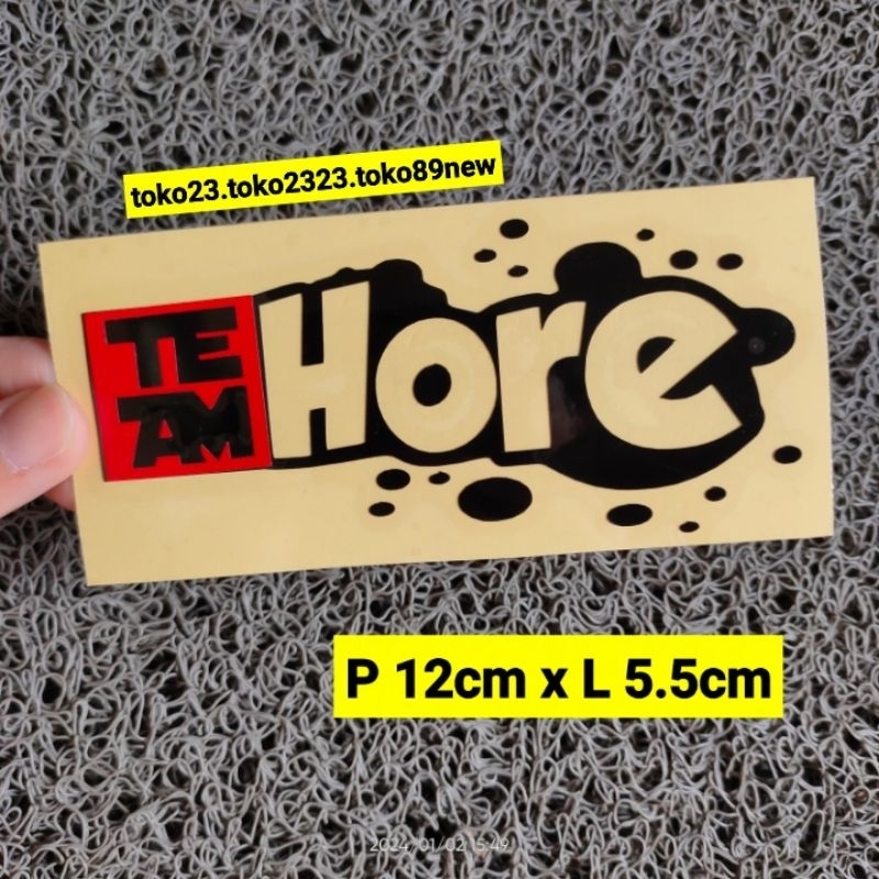 Jual stiker cutting motor team hore | Shopee Indonesia