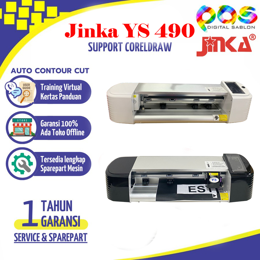 Jual Mesin Cutting Sticker YS-380 Bisa Auto Contour Cut A3 | Shopee ...
