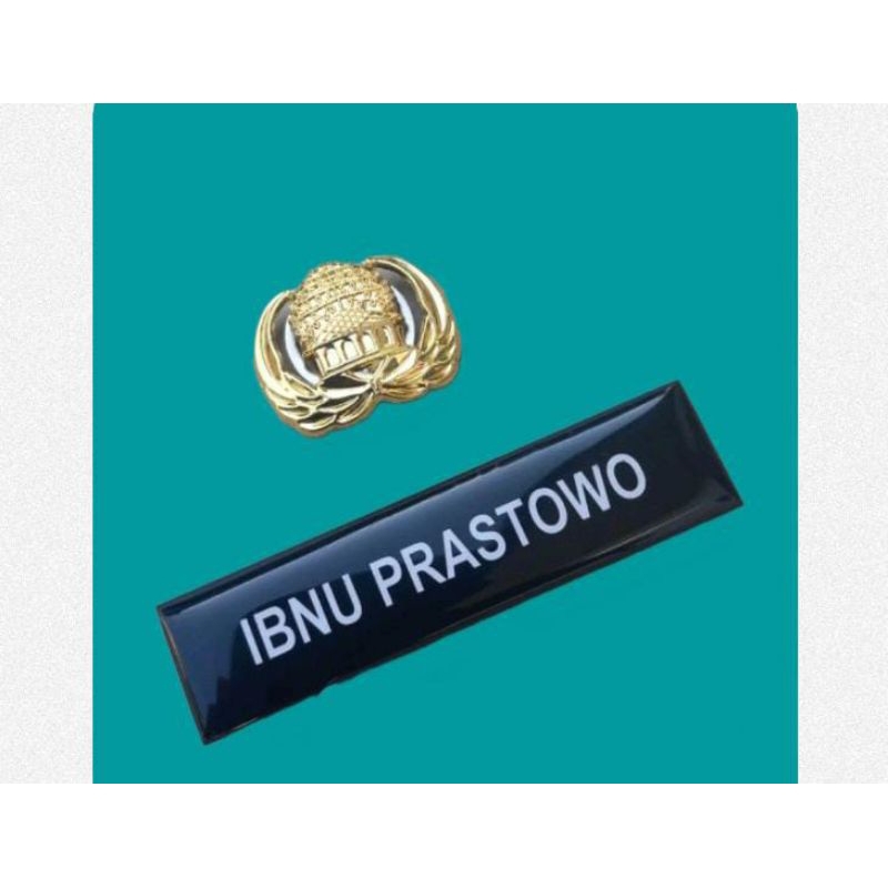 Jual PAPAN NAMA PDH ASN/NAMA PDH CUSTOM LOGO/PAPAN NAMA ASN | Shopee ...