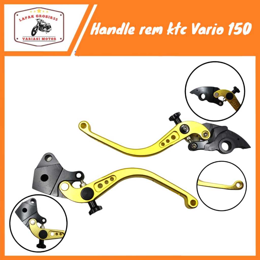 Jual Handle rem Tuas Rem Model KTC Full CNC Satu set PNP Vario 125 New ...