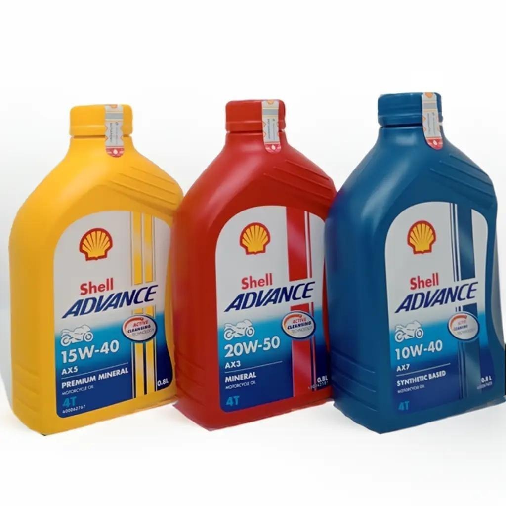 Jual Shell Advance Oli Mesin 4T Non Matic Oil Series Varian isi 800ML ...