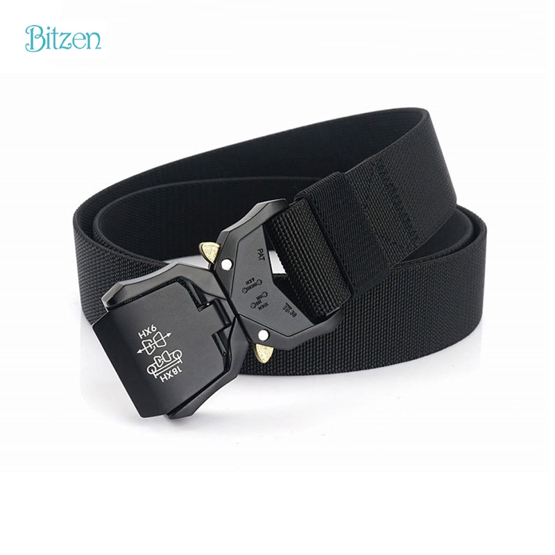 Jual Bitzen Ikat Pinggang Pria Sabuk Pinggang Pria Tactical 150cm Nylon Canvas Quickly Unlock ...