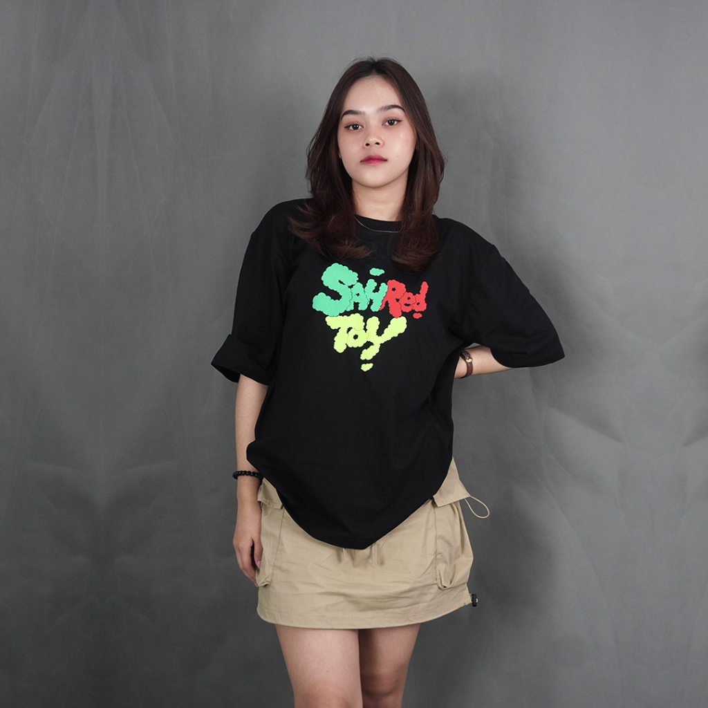 Jual Khankhen Tshirt The Red TOy! Cotton combat 24s Sablon 3D Puff Foam ...