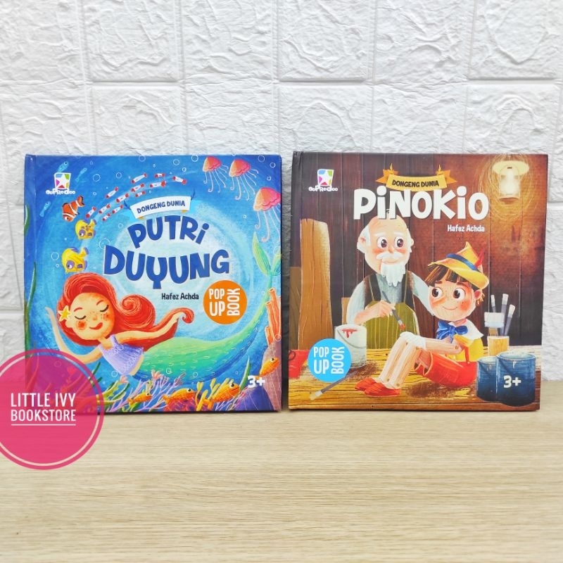 Jual Pop Up Book Dongeng Dunia Pinokio / Putri Duyung. Buku Cerita Anak ...