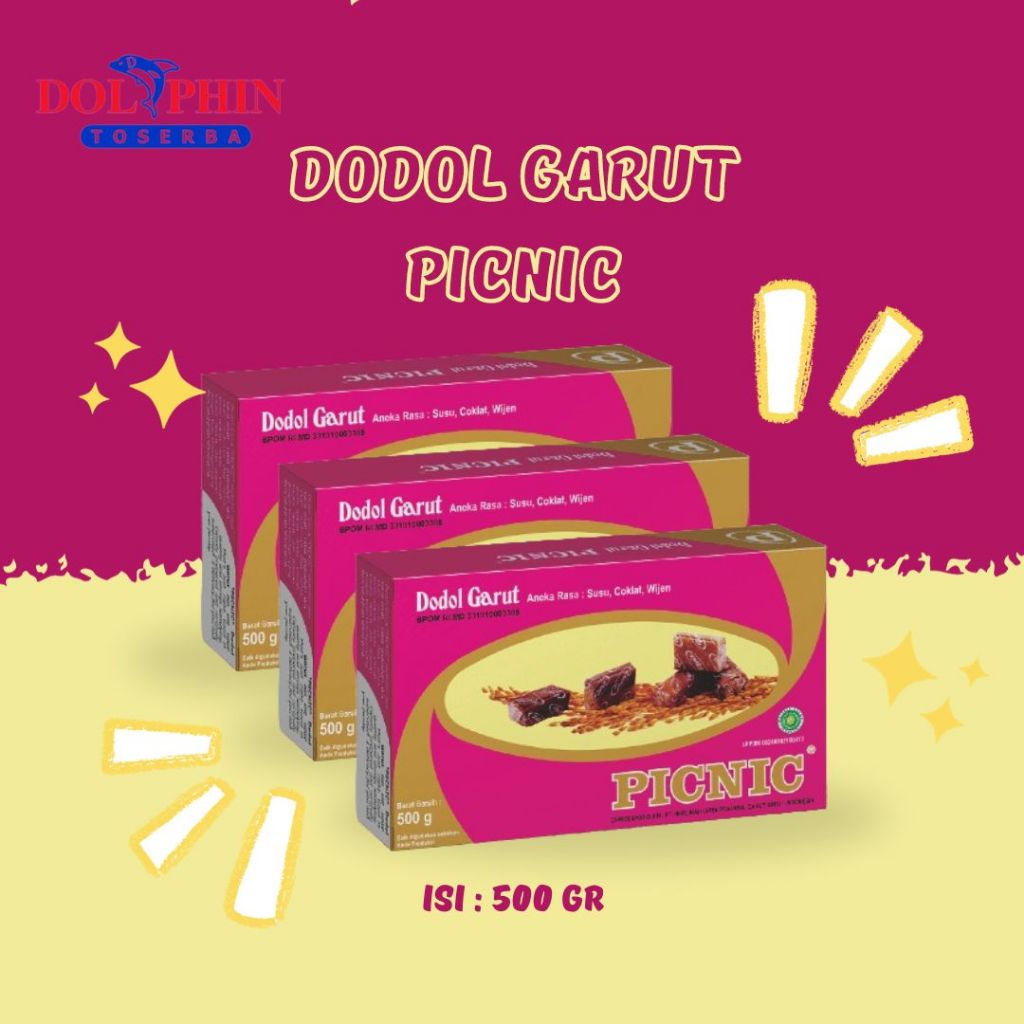 Jual 1 BOX - DODOL GARUT PICNIC BERAT BERSIH 500g TERMURAH | Shopee ...