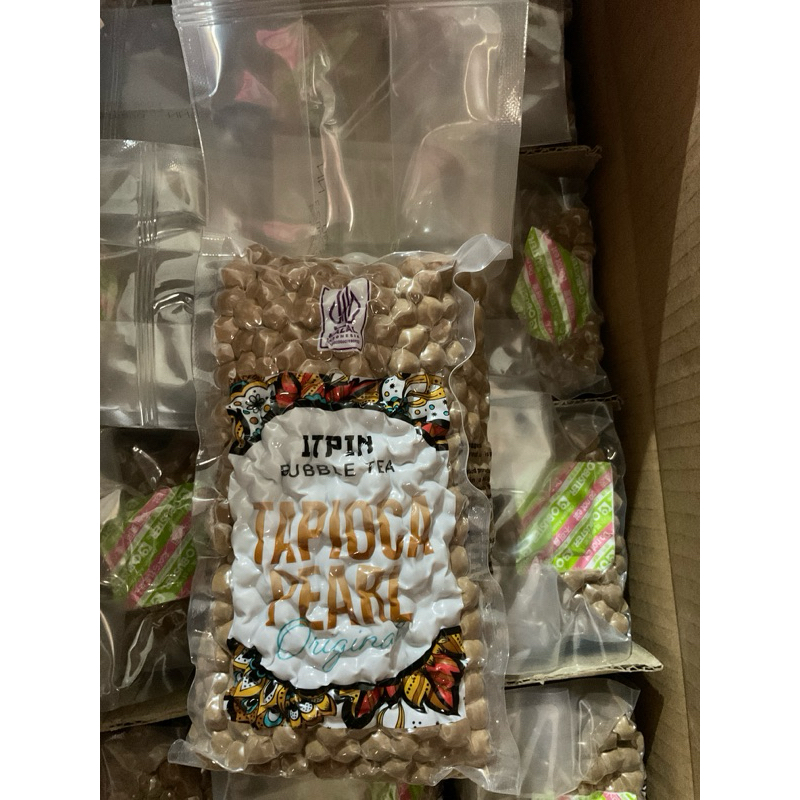 Jual ITPIN Tapioca Pearl original 1kg Premium tapioca Bubble Tea / Boba ...