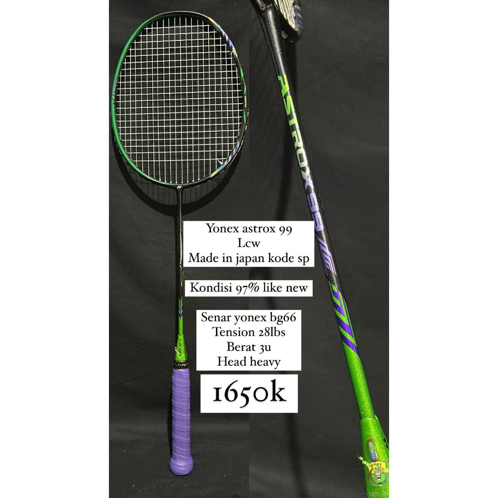 Jual yonex astrox 99 lcw | Shopee Indonesia