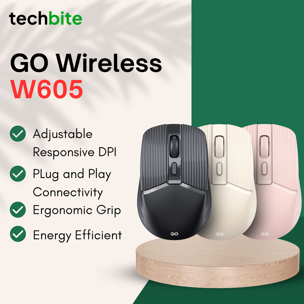 Jual FANTECH Mouse Wireless Dongle Office Go Series W605 W606 W607 W608 Slim & Comfortable ...