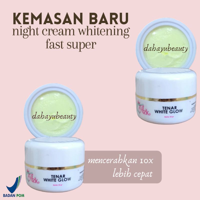 Jual CREAM MALAM WHITENING FAST SUPER | Shopee Indonesia