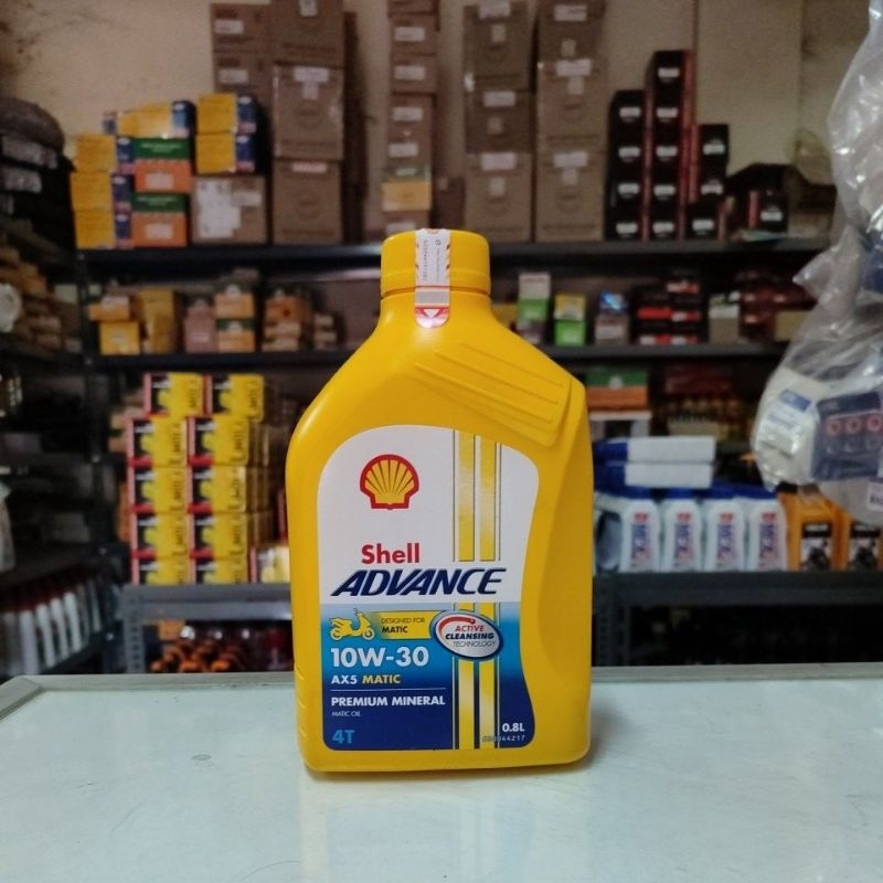 Jual OLI SHELL ADVANCE AX5 10W-30 DAN 20W-40 MATIC | Shopee Indonesia