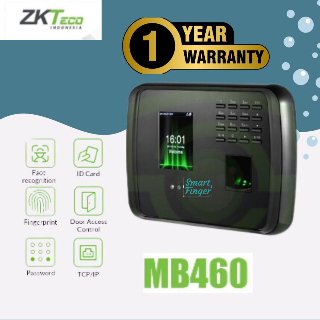 Jual Fingerprint Mesin Absensi dan Access Door Zkteco MB460 | Shopee Indonesia