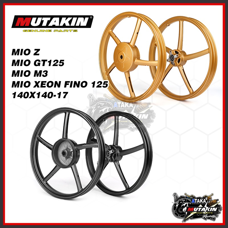 Jual MUTAKIN racing pelek ring 17 VELG velk sp 522 Mio M3 Xeon RC XEON ...