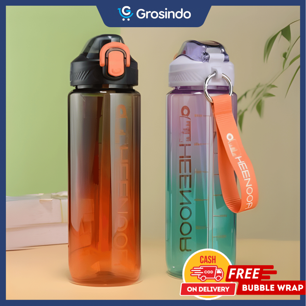 Jual Botol Minum Motif Gradasi 800ml Premium Portable Sport Tumbler ...