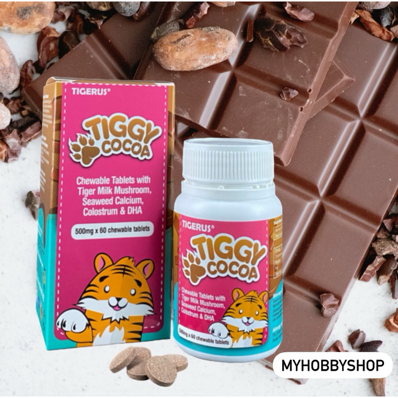 Jual Tigerus Tiggy Cocoa Orange Pei Pa Koa Tiger Milk Mushroom | Shopee ...