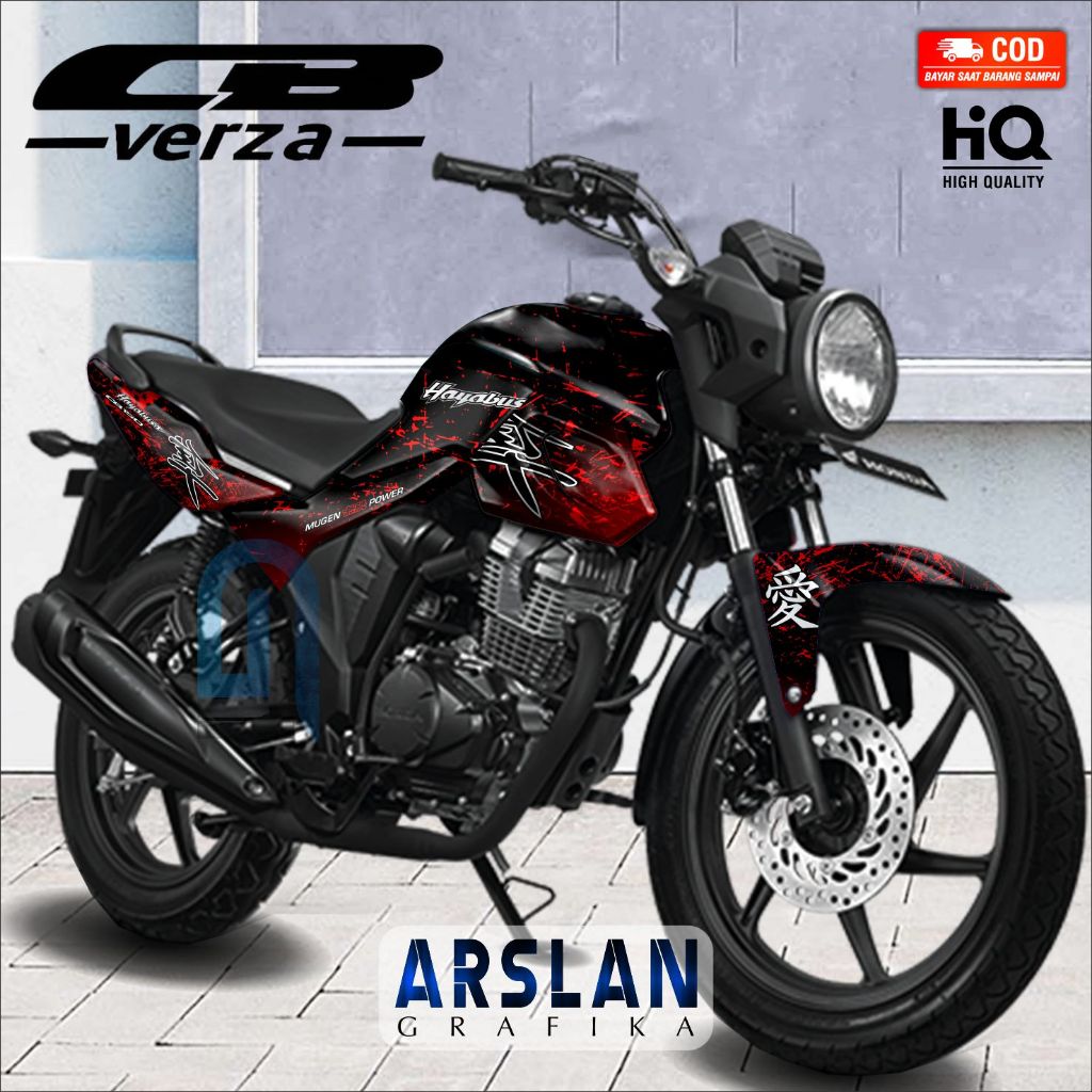 Jual (COD) Decal CB Verza 150 Full Body Variasi Stiker CB Verza 150 ...