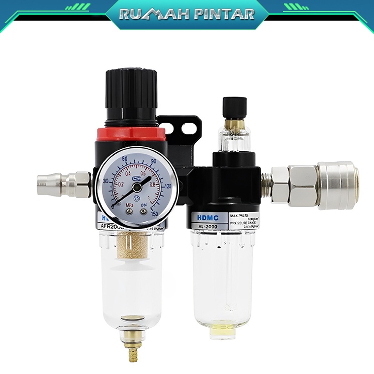 Jual rp Air Filter Regulator atau Saringan Kompresor Ar2 Afr2 Afc2 Plus ...