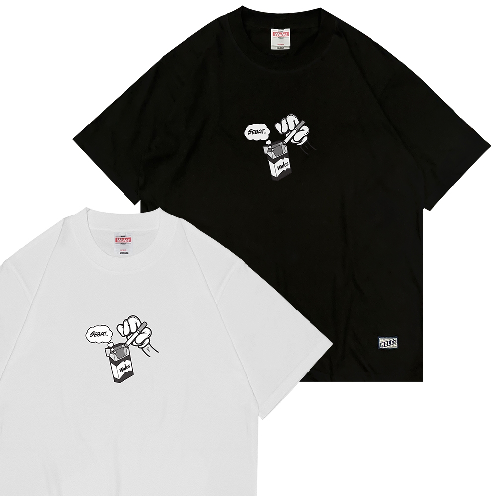 Jual WOLES Original Sebat Mickey Hand T shirt Black & White - Kaos ...