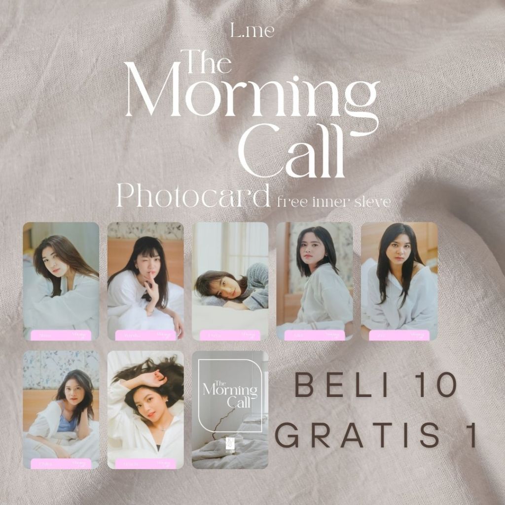 Jual JKT48 PHOTOCARD PC TERMURAH VERSI THE MORNING CALL JKT48 ALL MEMBER FREYA SHANI ADEL AZIZI ...