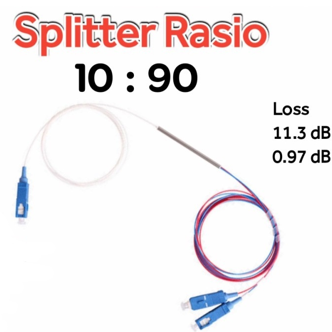 Jual Splitter Ratio Fiber Optic 10:90 | Shopee Indonesia