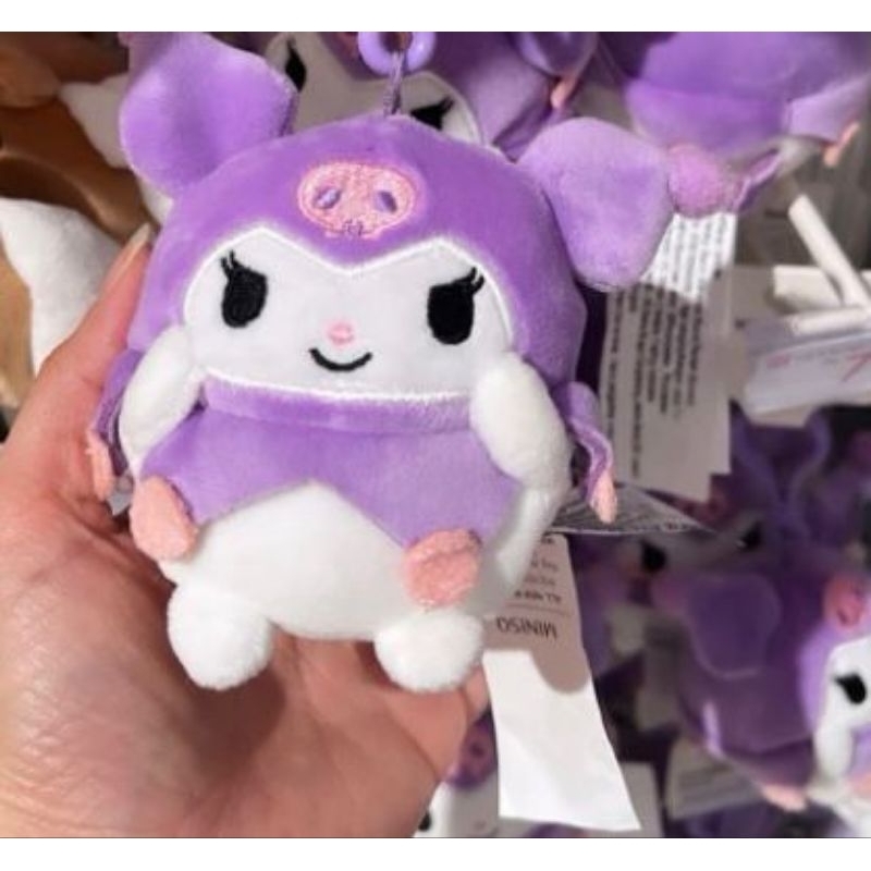 Jual MINISO x Sanrio keychains characters Round Pendant Kuromi Pochacco ...