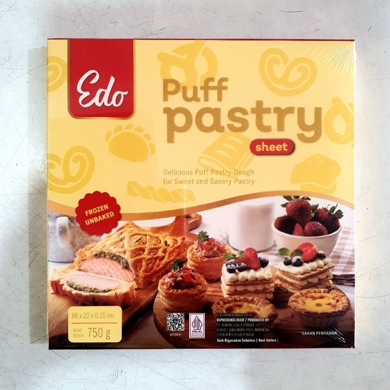Jual Edo Puff Pastry Sheet 750g | Shopee Indonesia