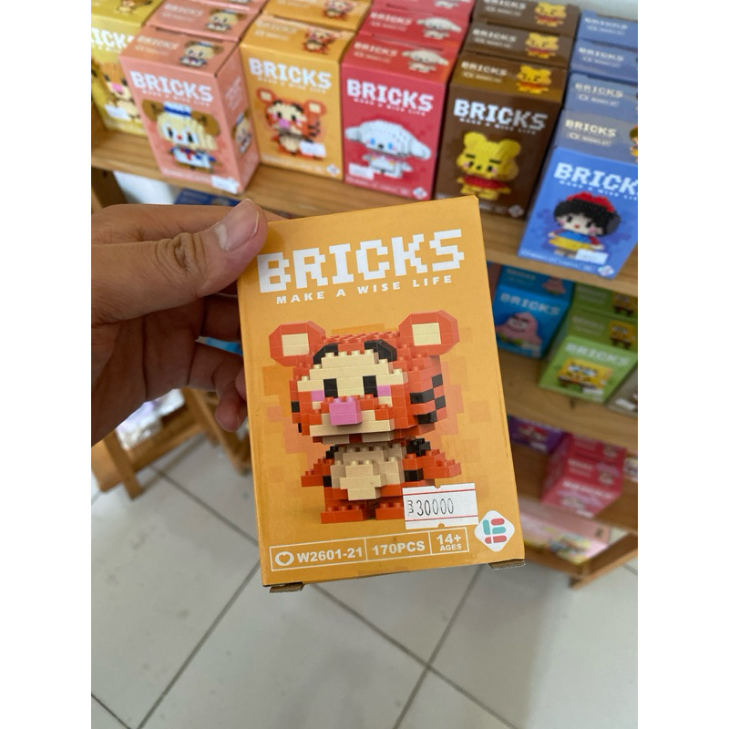 Jual LEGO BRICK LUCU Bricks Toys Model Kartun Building Blok Nano 3D ...