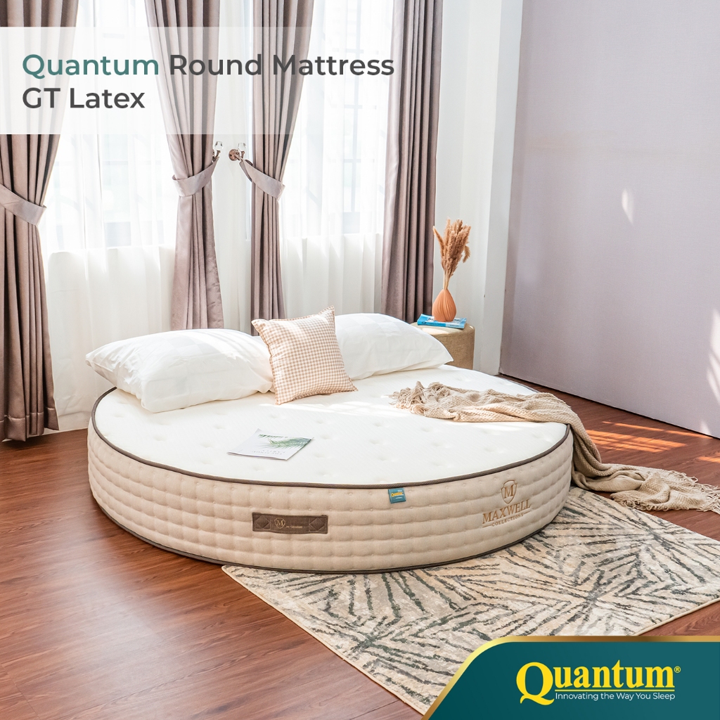 Jual Quantum Round Mattress Greentea Latex - Kasur Bulat | Shopee Indonesia