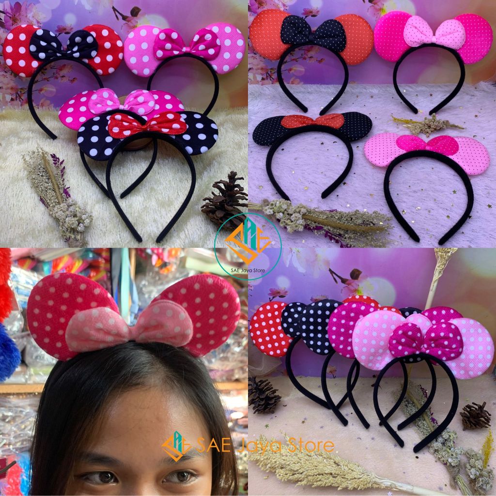 Jual SAE - BANDO MICKEY DAN MINNIE MOUSE TOTOL KECIL SEDANG DAN BESAR ...