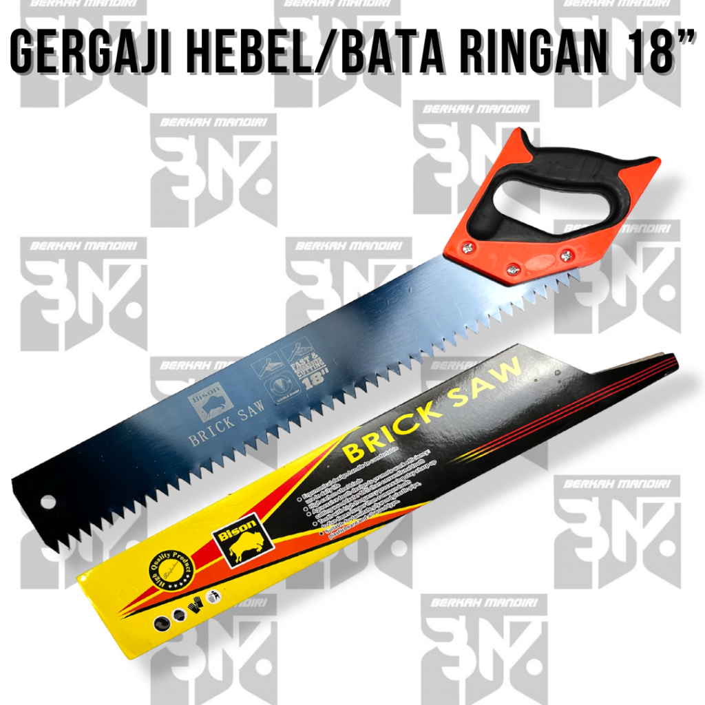 Jual BISON Gergaji Hebel - Graji Bata Ringan 18inch Brick saw | Shopee ...