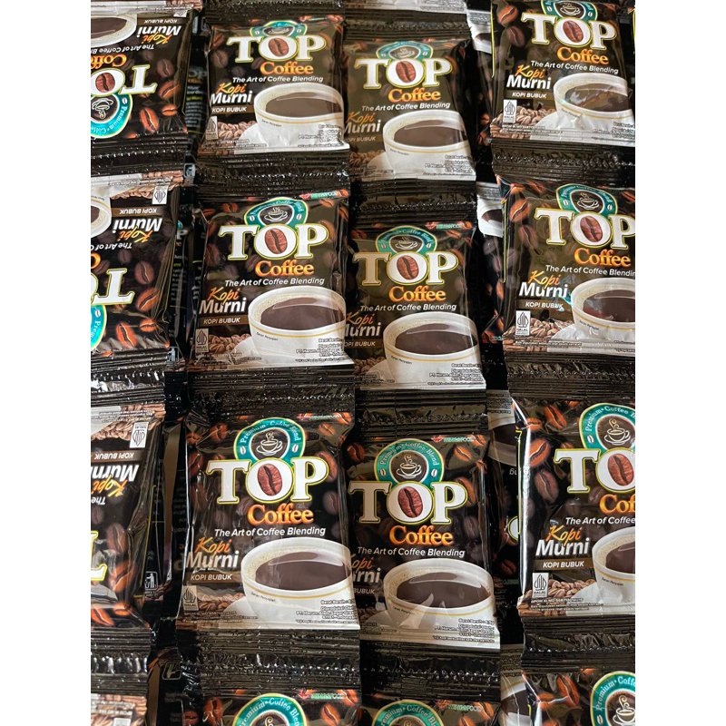 Jual Top coffe kopi murni renceng 6.5gram x 10pcs / Top coffe sachet ...