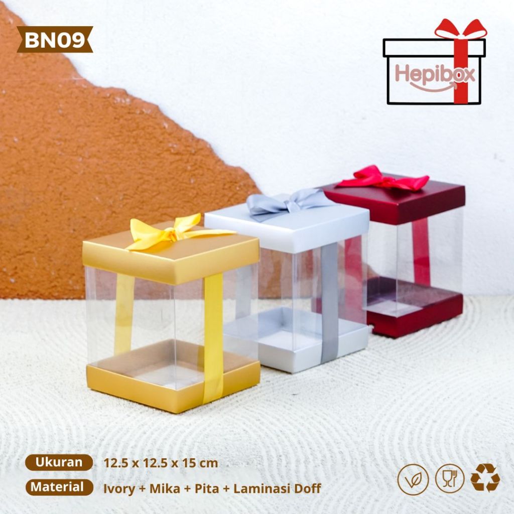 Jual Kotak kado / Gift box Hexagon/Box Sovenir/ Box Mika/ Box ...