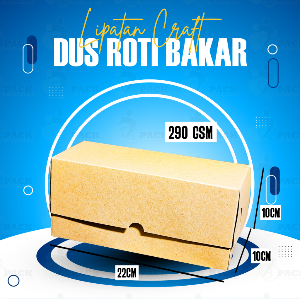 Jual Dus roti bakar craft laminasi polos | Shopee Indonesia