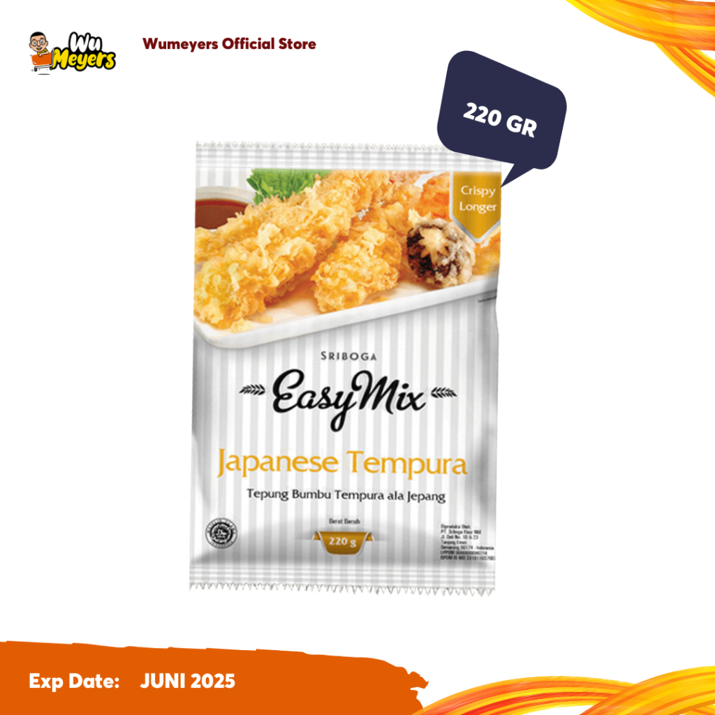 Jual Tepung Easymix Japanese Tempura 220 gr Sriboga | Shopee Indonesia
