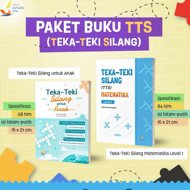 Jual [ABC] Ready Buku TTS Teka Teki Silang Untuk Anak TTS Matematika ...
