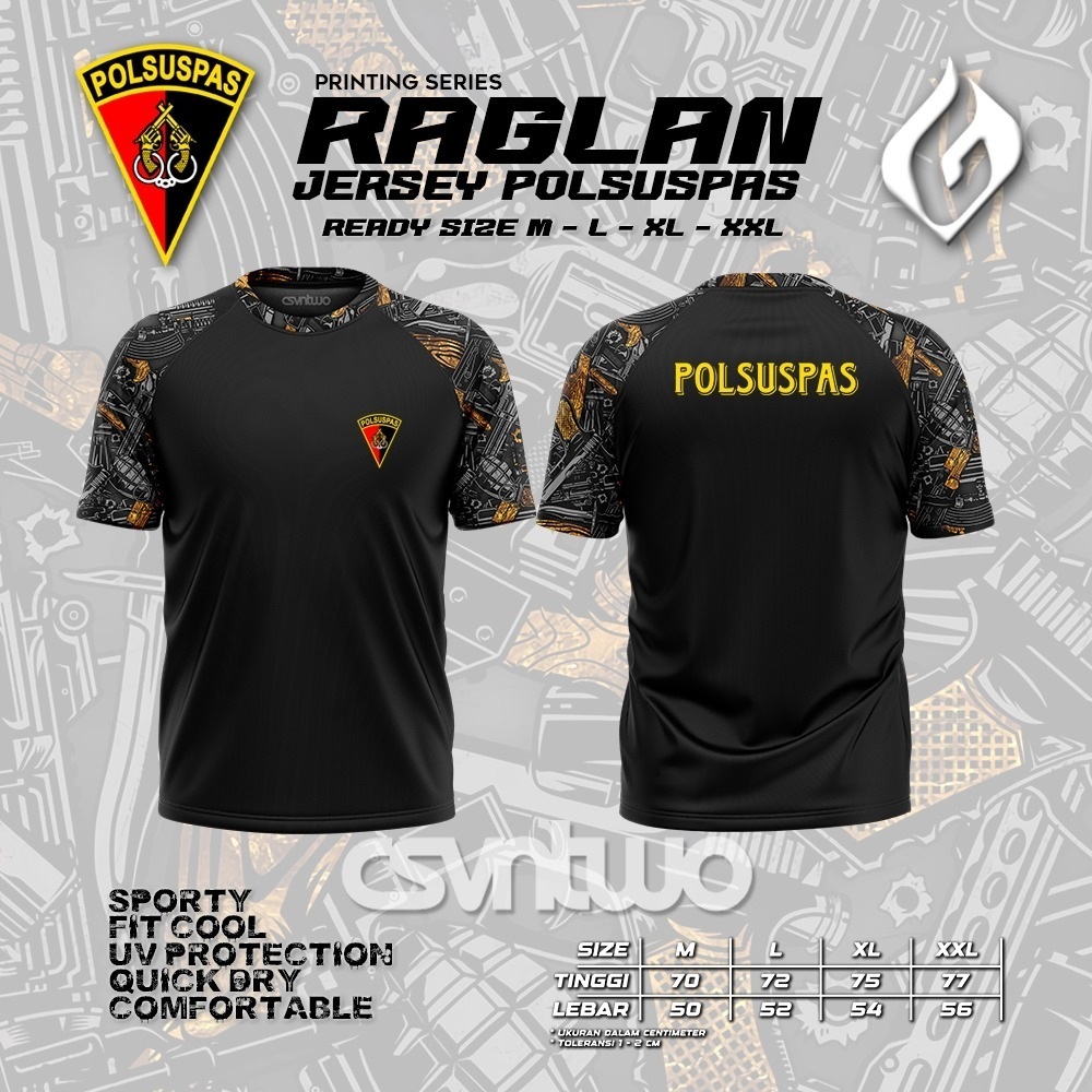 Jual Kaos POLSUSPAS Regland Printing Dryfit Milano / kaos Jersey ...