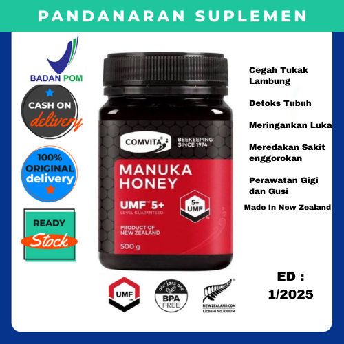 Jual Madu Honey Manuka UMF 5+ MGO 83+ Comvita 500 Gr | Shopee Indonesia