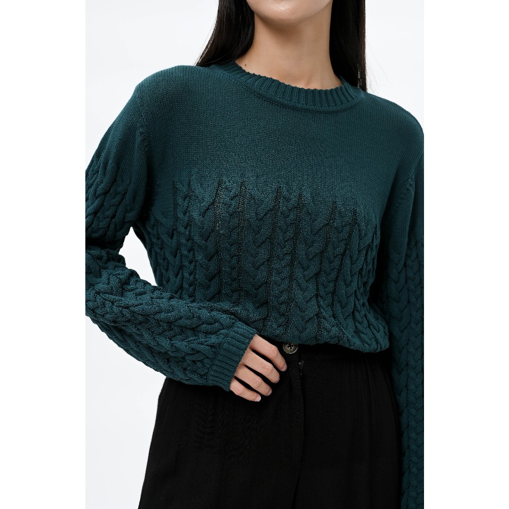 Jual COME Bertha Cable Knit Sweater 950 (2 warna) - Atasan Sweater ...