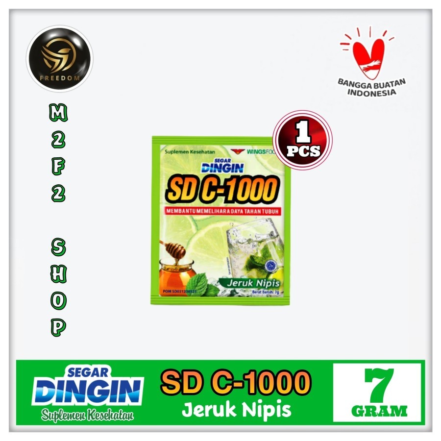 Jual Segar Dingin SD C-1000 Jeruk Nipis Suplemen Makanan Sachet - 7 gr ...
