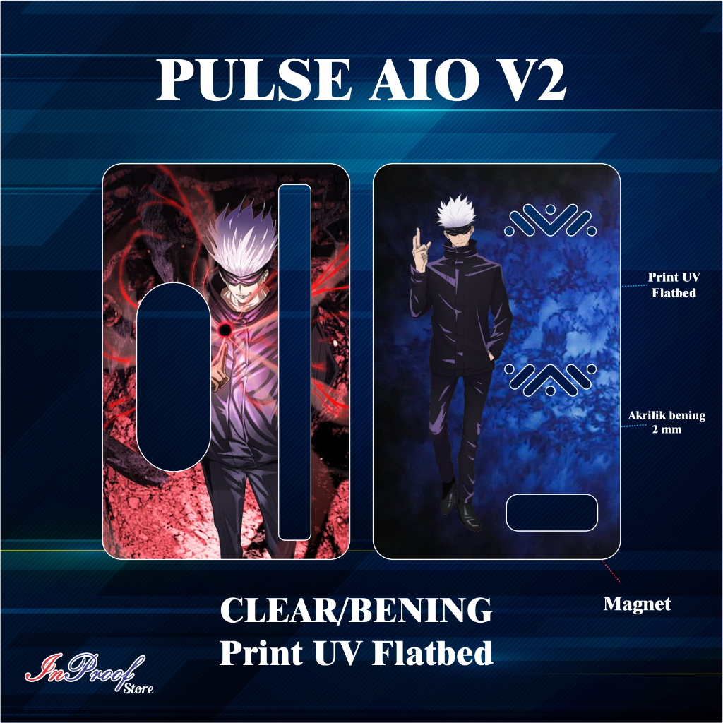Jual Bacdoor PULSE AIO V2 Print UV Custom | Shopee Indonesia