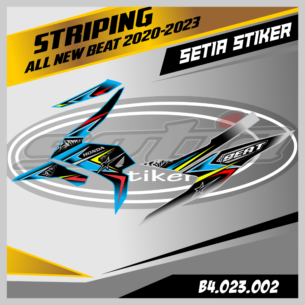 Jual STRIPING ALL NEW BEAT DELUXE FI, CBS, ISS, BEAT STREET NEW, 2020 ...