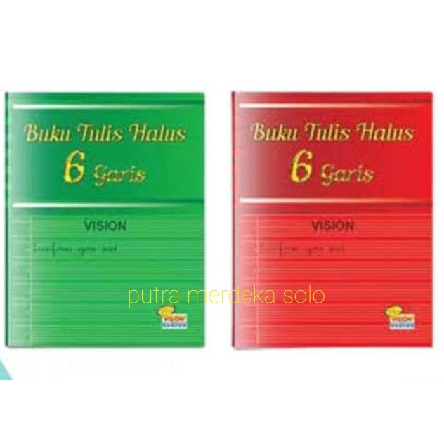 Jual Buku Tulis Halus VISION Garis 6 isi 38 Lembar - 10 Buku / Buku ... Jual Buku Tulis Halus VISION Garis 6 isi 38 Lembar - 10 Buku / Buku ...