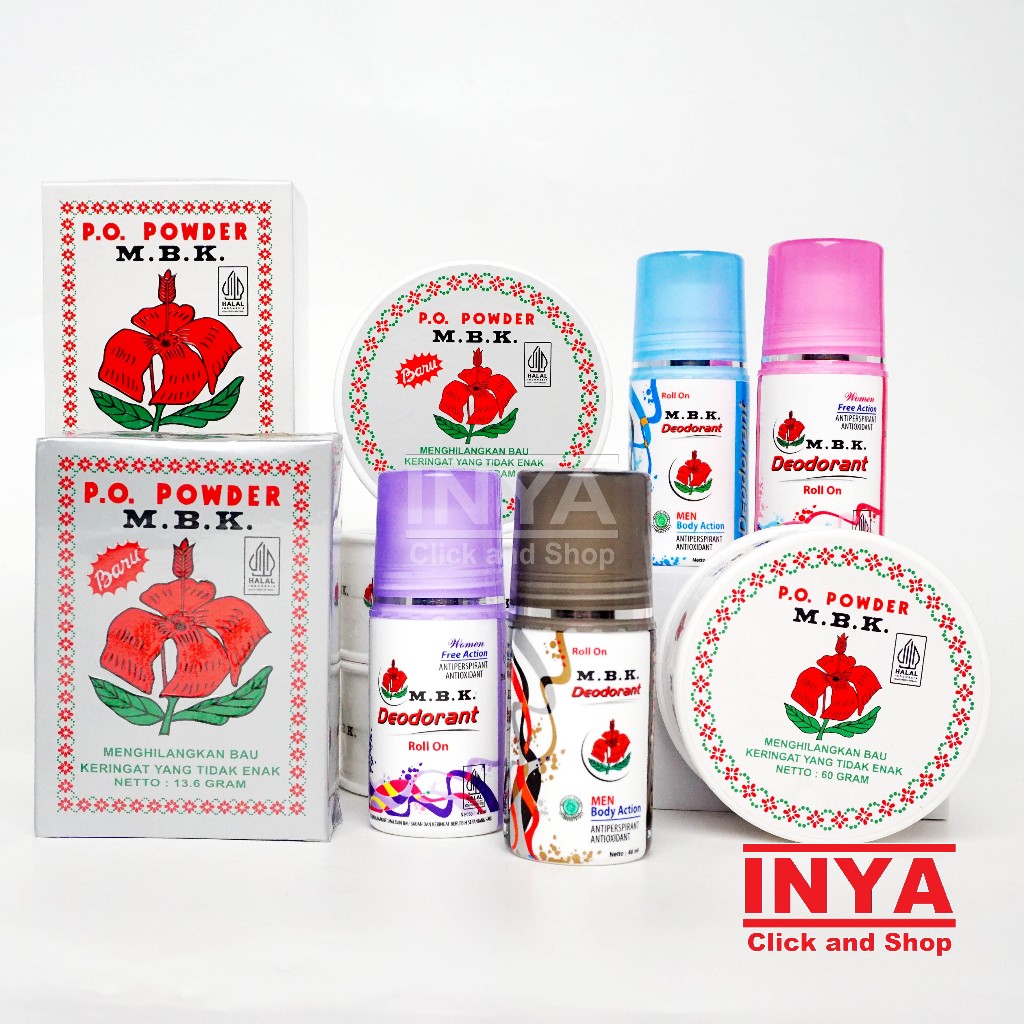 Jual MBK P.O. POWDER - Bedak Talc & Deodorant | Shopee Indonesia